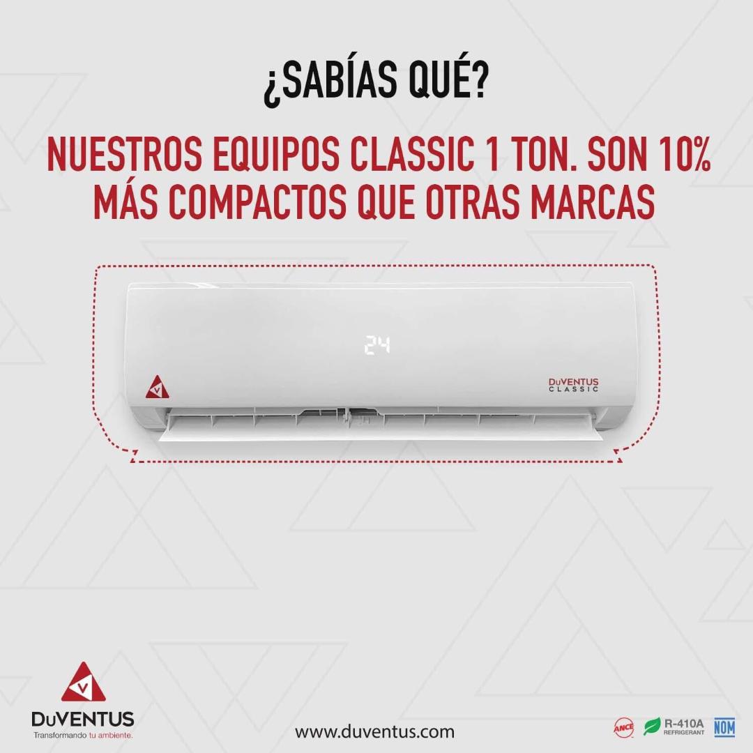 AIRE ACONDICIONADO DUVENTUS NOVA-CLASSIC 2 TR 220 V | Green Proyect